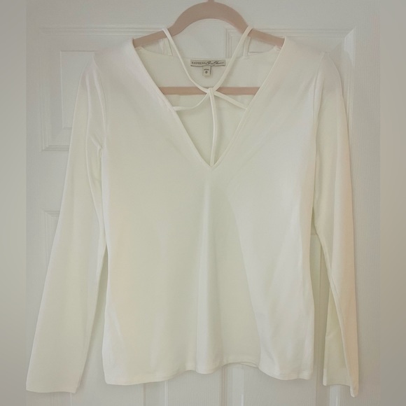 Express | Tops | Express Long Sleeve Elevated Basic Top With Detailing ...